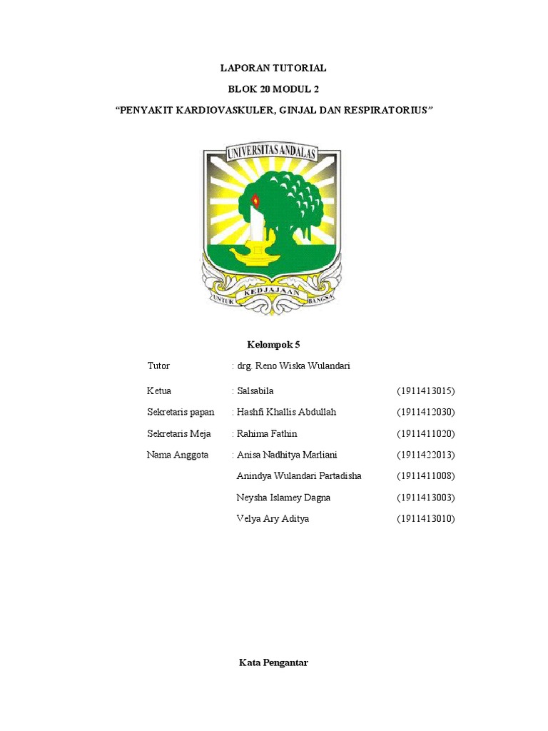 Laporan Tutorial Modul 2 Blok 20 | PDF