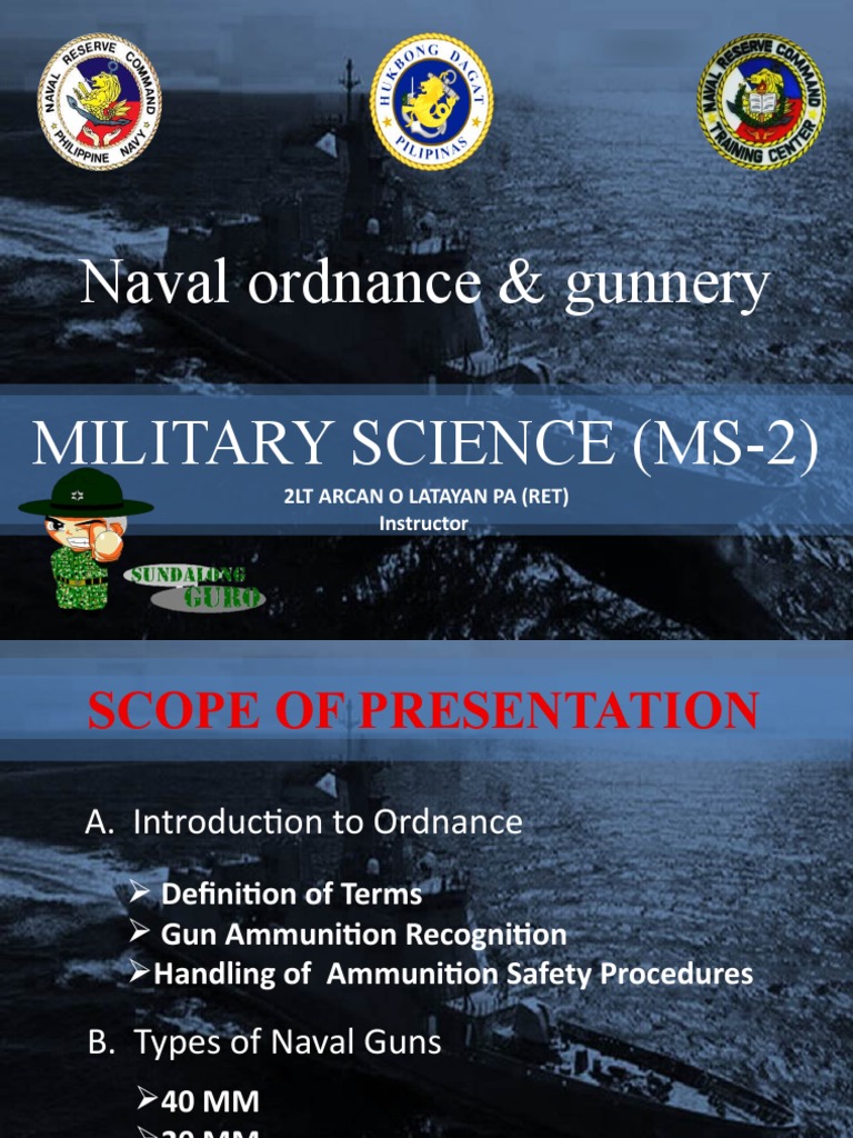 Defining Naval Ordnance and Guns | PDF | Artillery | Gun