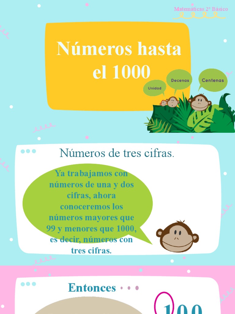 Números Hasta El 1000 | PDF