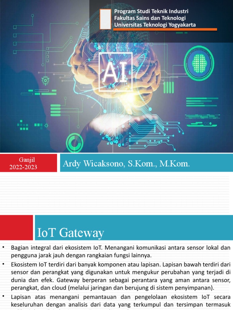 Materi 3 IoT Gateway | PDF