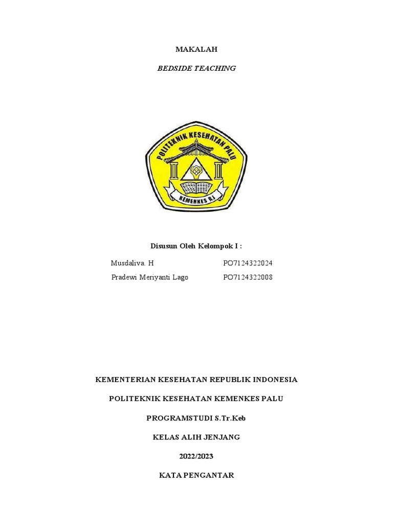Metode Pembelajaran Bedside Teaching | PDF | Karier & Perkembangan