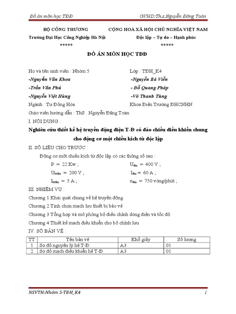 (123doc) Nghien Cuu Thiet Ke He Truyen Dong Dien T D Co Dao Chieu Dieu Khien Chungcho Dong Co ...
