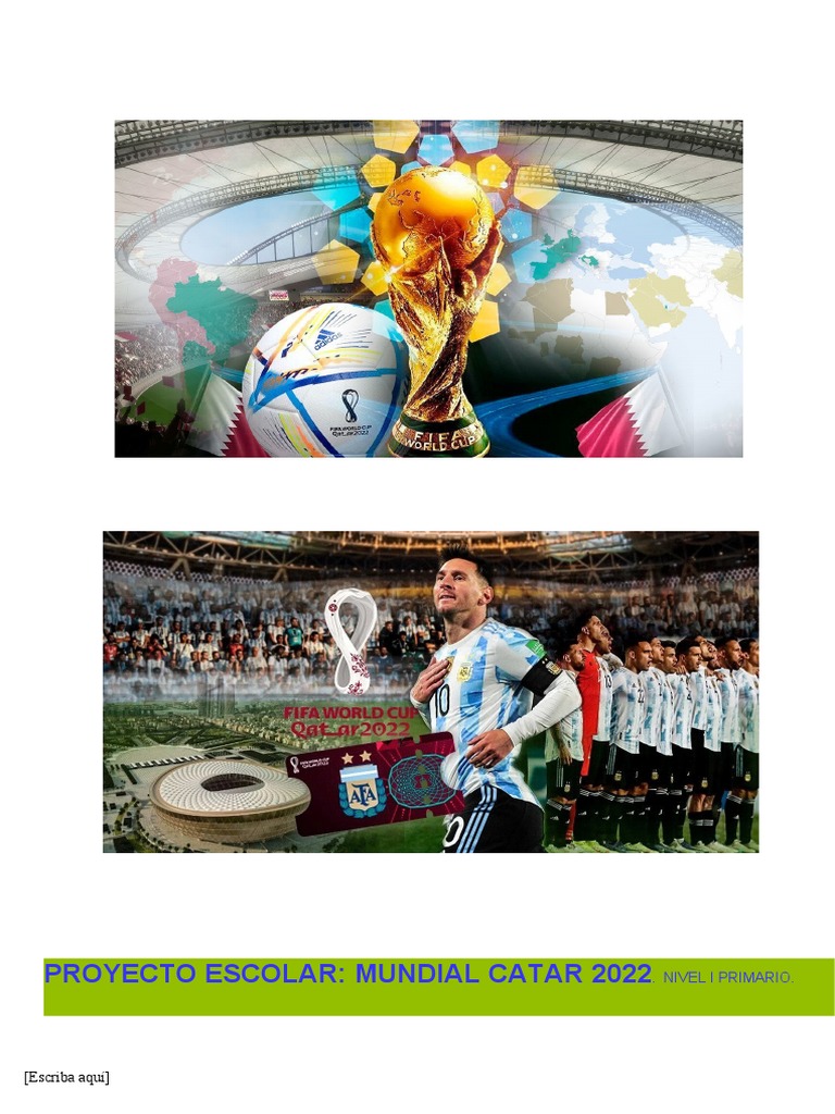 Mundial de Fútbol. Catar 2022 | Descargar gratis PDF | Asociación de Futbol