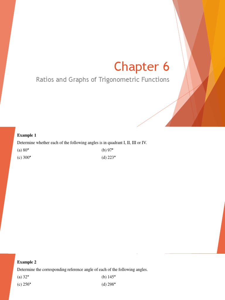 Form 5 Math - Chapter 6 (Trigonometric Functions) | PDF | Complex ...
