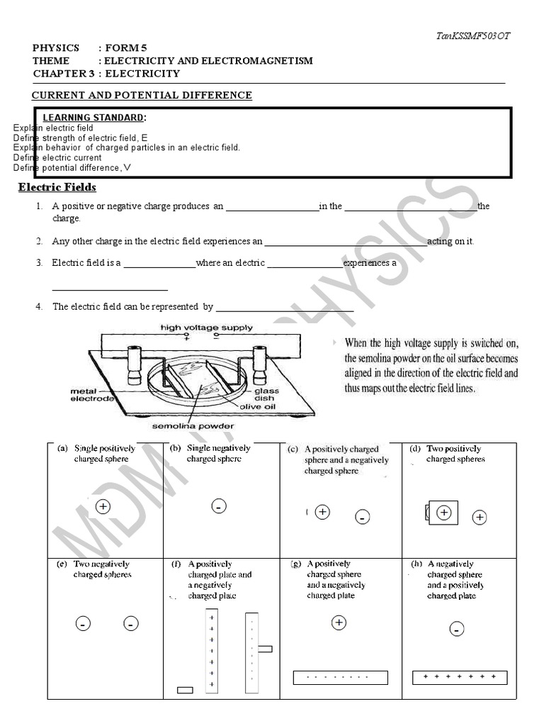 Electric Fields and Circuit Concepts | PDF | Electrical Resistivity And ...