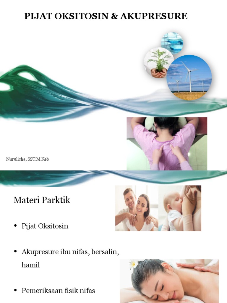 Akupresure & Pijat Oksitosin | PDF