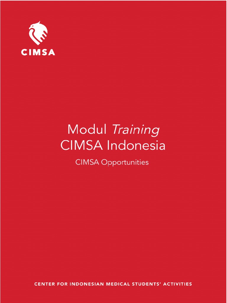 Modul Training - CIMSA OPPORTUNITIES | PDF