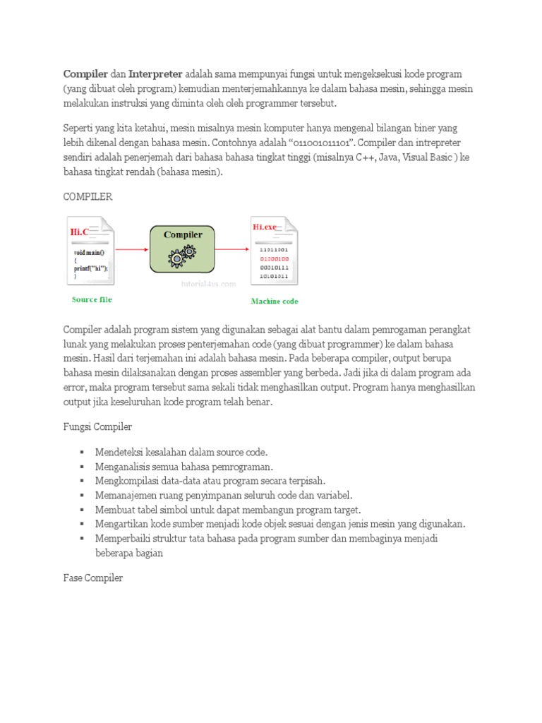 Tugas Compiler Dan Interpreter Bahasa Basic Deadline 31 Agustus | PDF