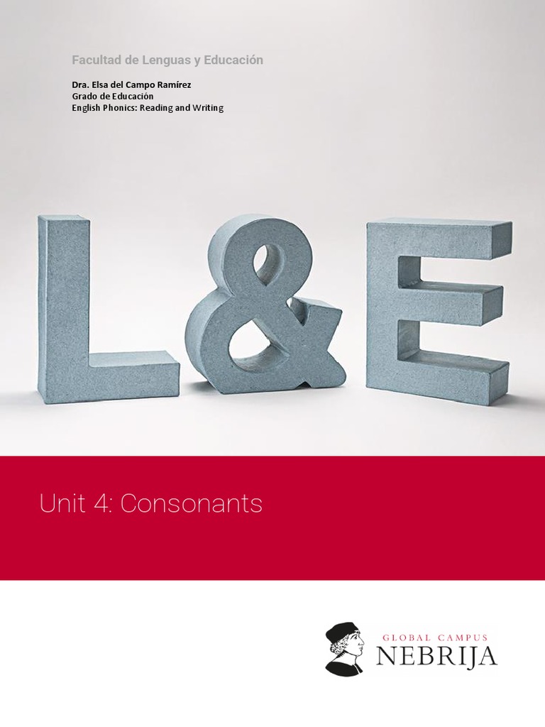 Unit 4 Phonics | PDF | English Language | Consonant