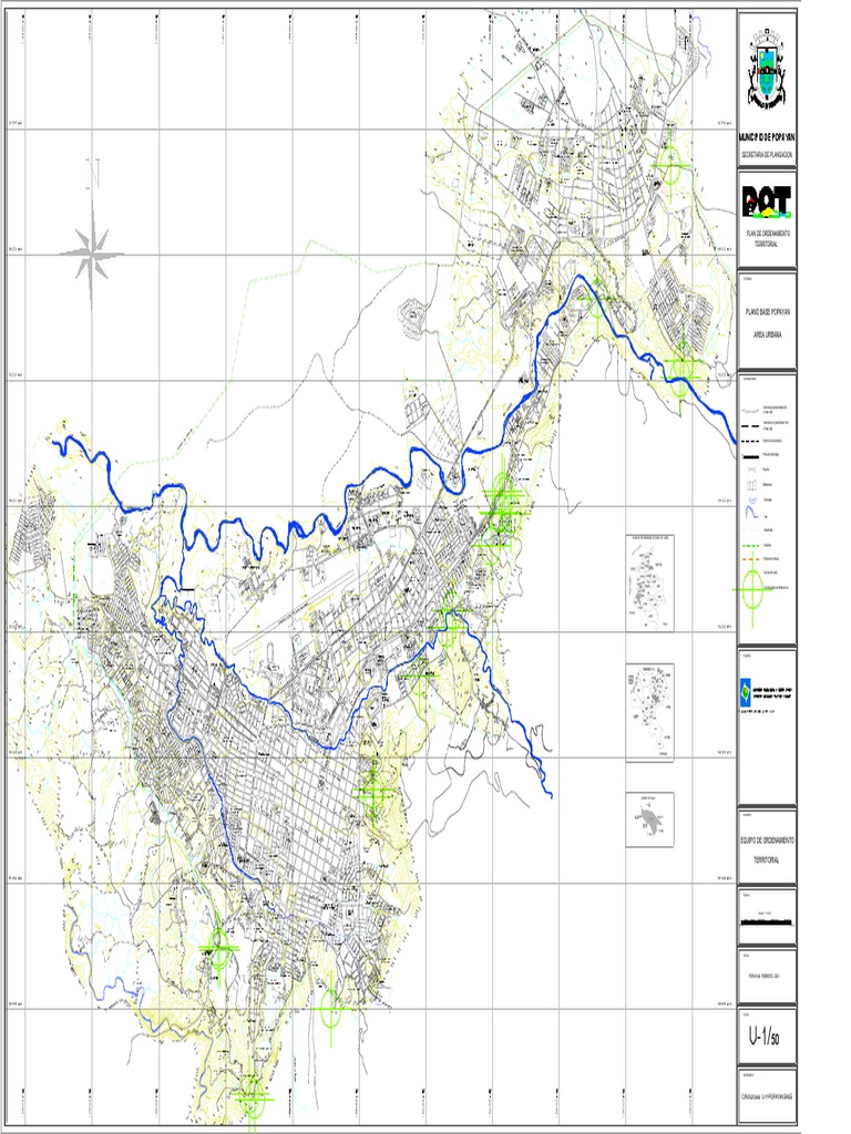 Plano Ciudad Popayan | PDF | Urbanización