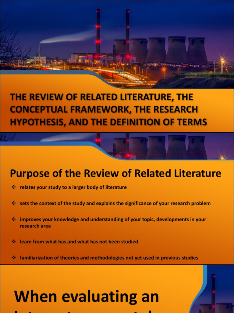 Literature Review and Conceptual Framework | PDF | Hypothesis | Theory