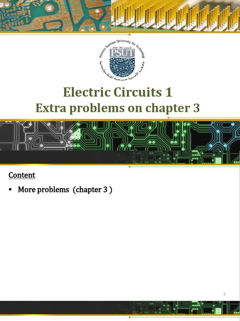 Extra Problems On Chapter 3 | PDF | Electronic Circuits | Quantity