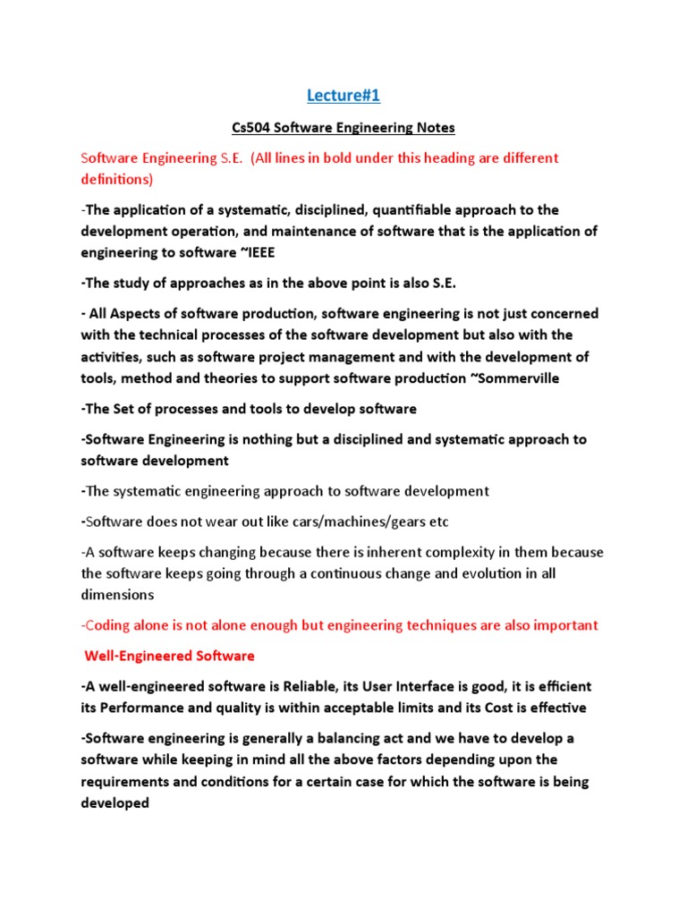 Software Engineering Essentials | PDF | Software | Software Engineering