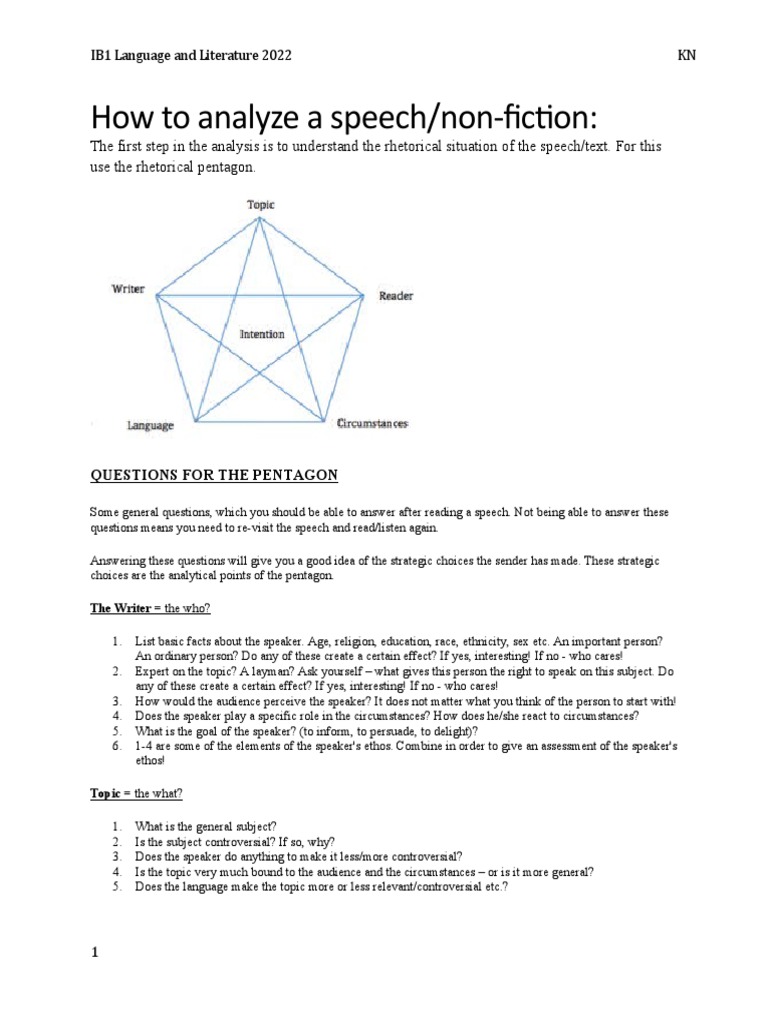 Rhetorical Devices and The Pentagon | PDF | Rhetoric | Logos