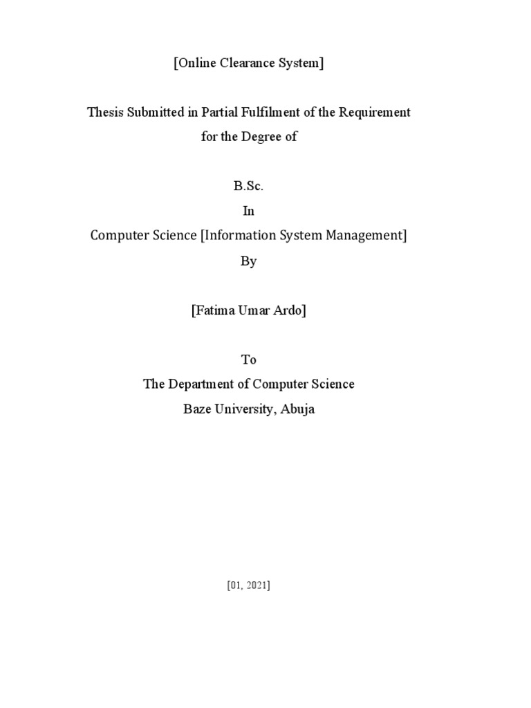 Clearance System For University | PDF | Internet & Web | World Wide Web