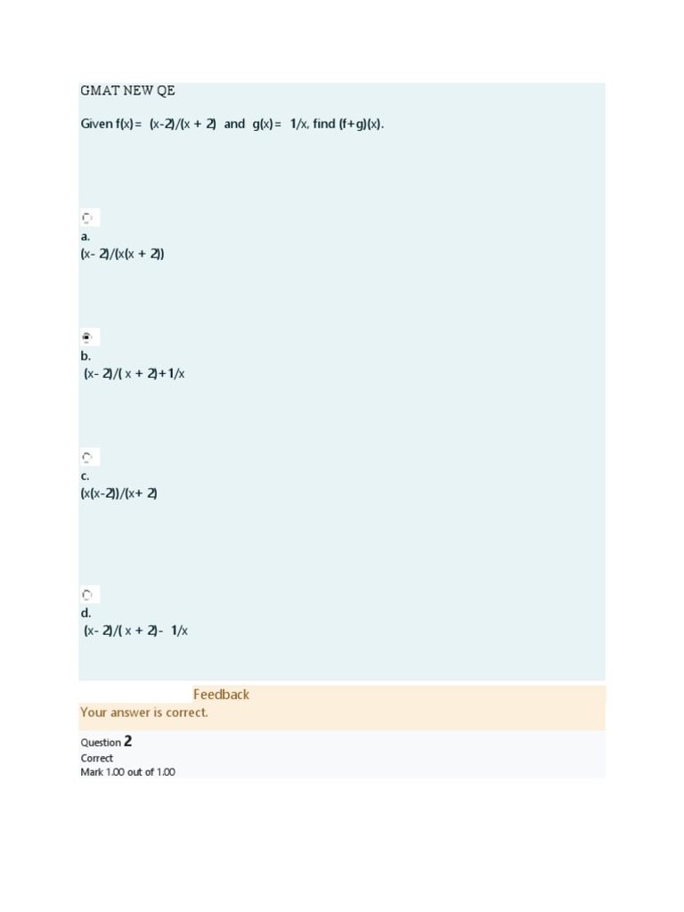 Gmat New | PDF | Function (Mathematics) | Mathematics