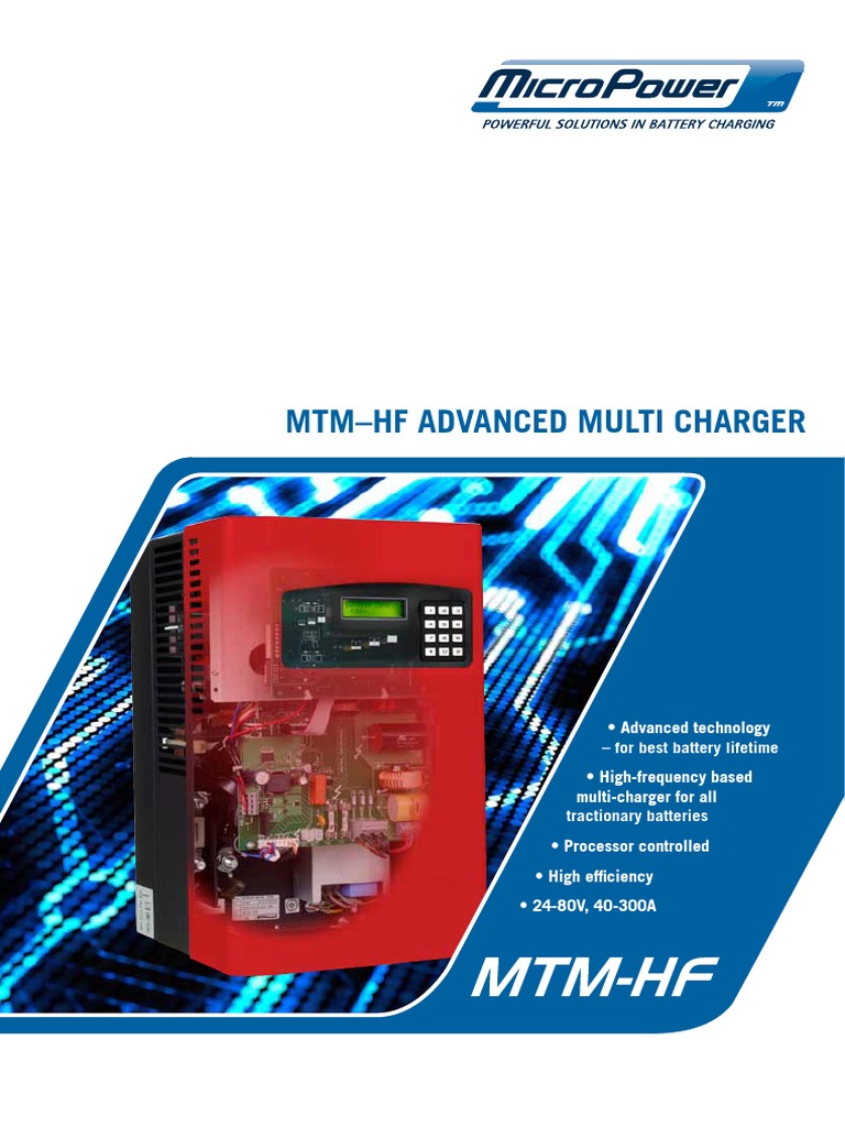 MTM-HF Advanced Multi Charger | PDF | Battery Charger | Rechargeable ...
