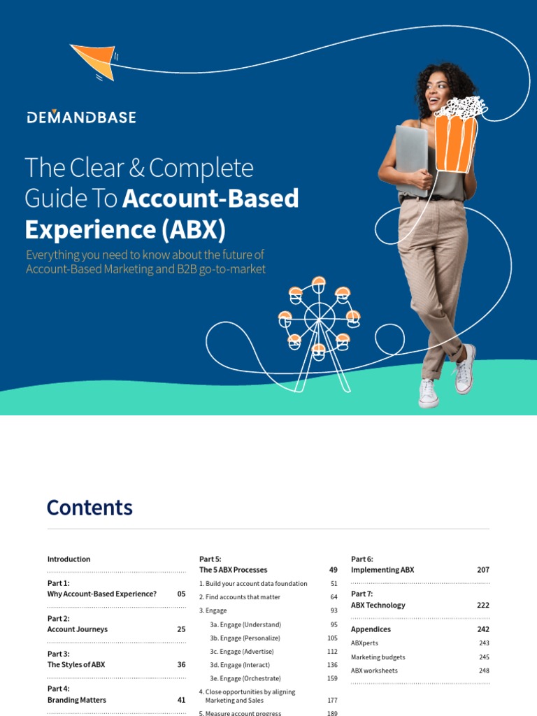 Demandbase Ebook Clear Complete Guide To Abx | PDF | Marketing | Sales