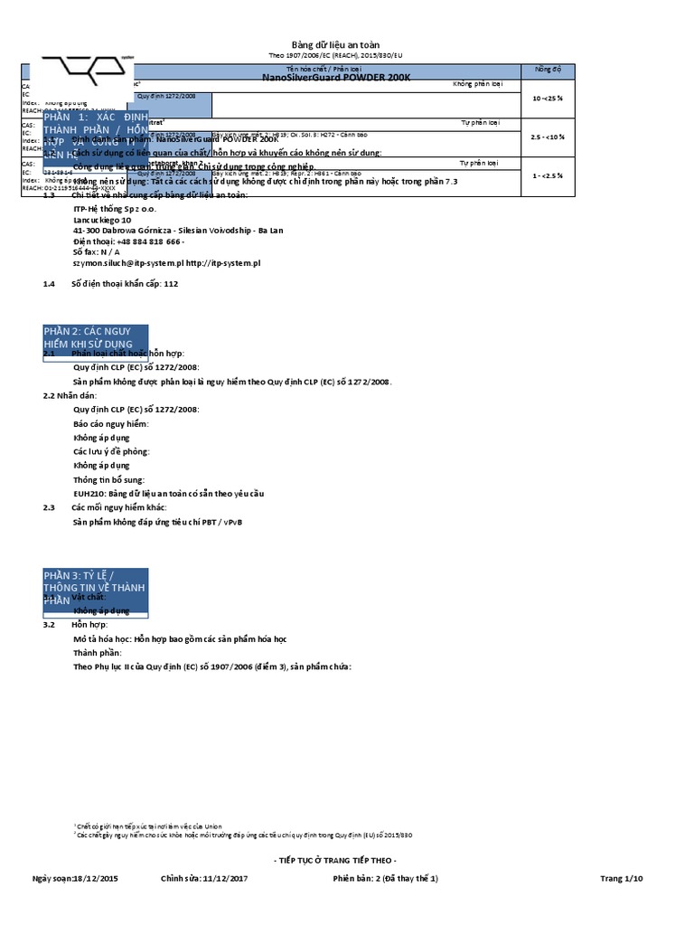Nano B C D NG B T Nhũ Hóa-Bioscope | PDF