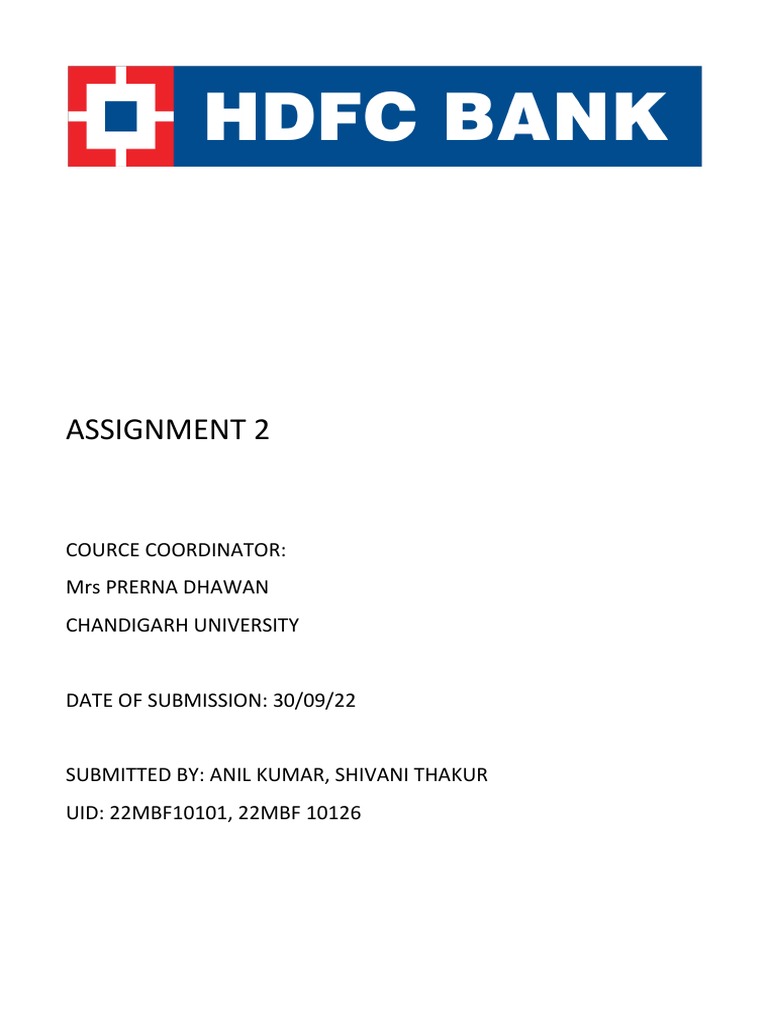 Assignment Banking Shivani | PDF | Authentication | Banks