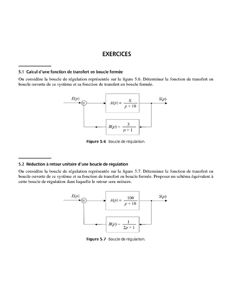 1 TD Schéma Bloc | PDF