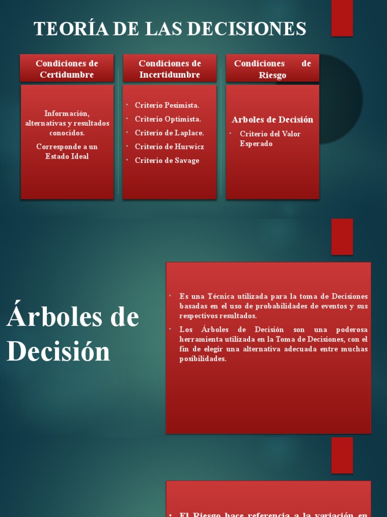 Arbol de Decisiones La Clase | PDF | Riesgo | Toma de decisiones