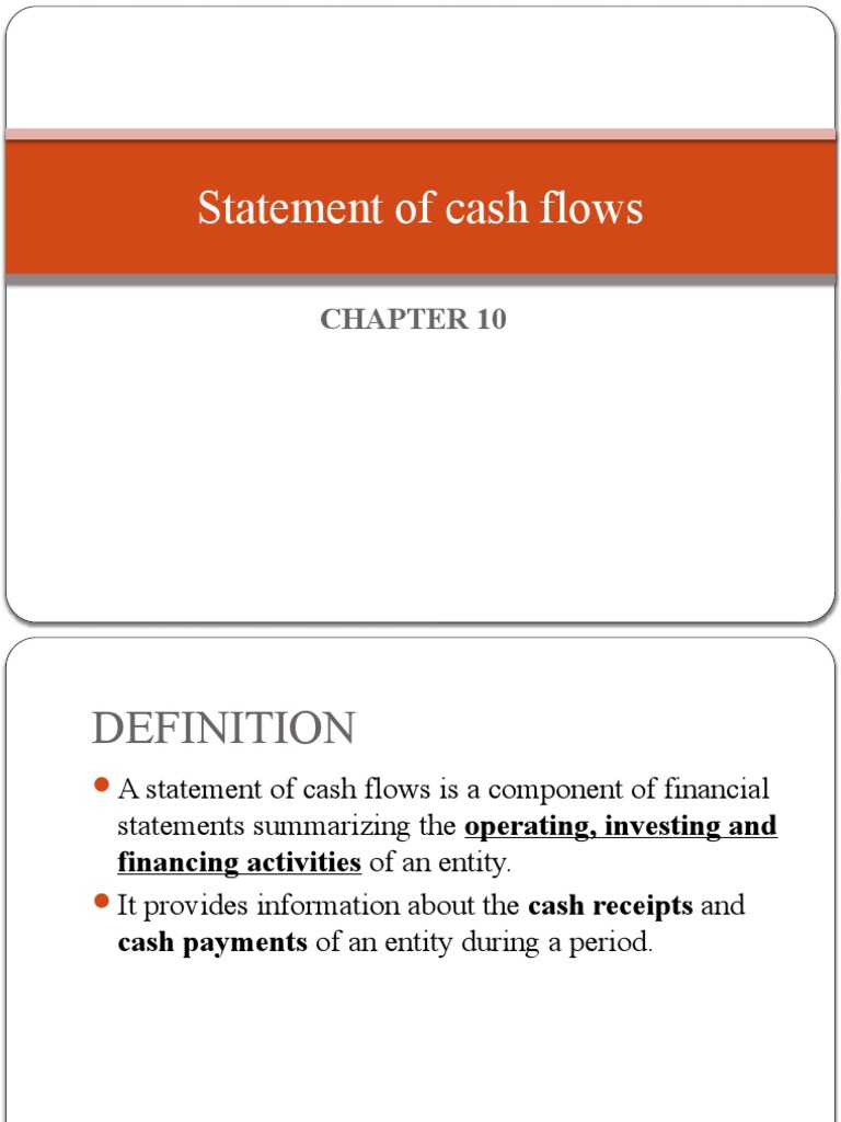 Statement of Cash Flows | PDF | Expense | Tax Deduction