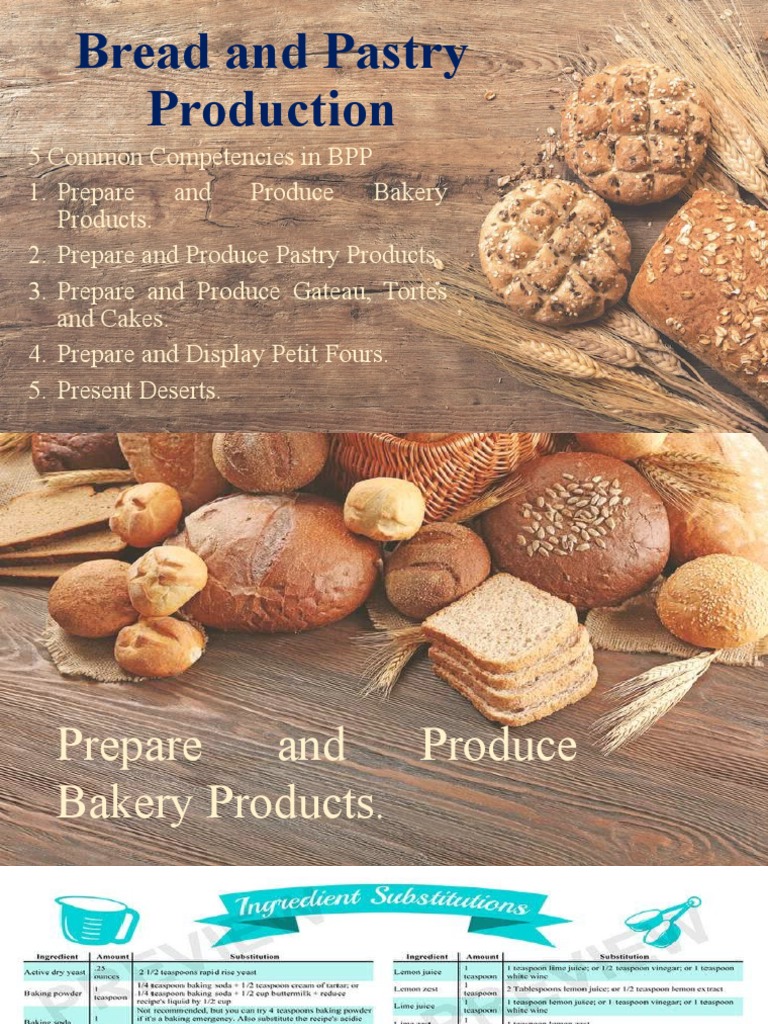 BPP 5 Common Competencies | PDF | Breads | Dough