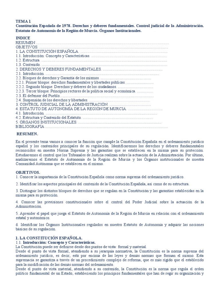 TEMA 1 y 2 | PDF | Instituciones sociales | Justicia