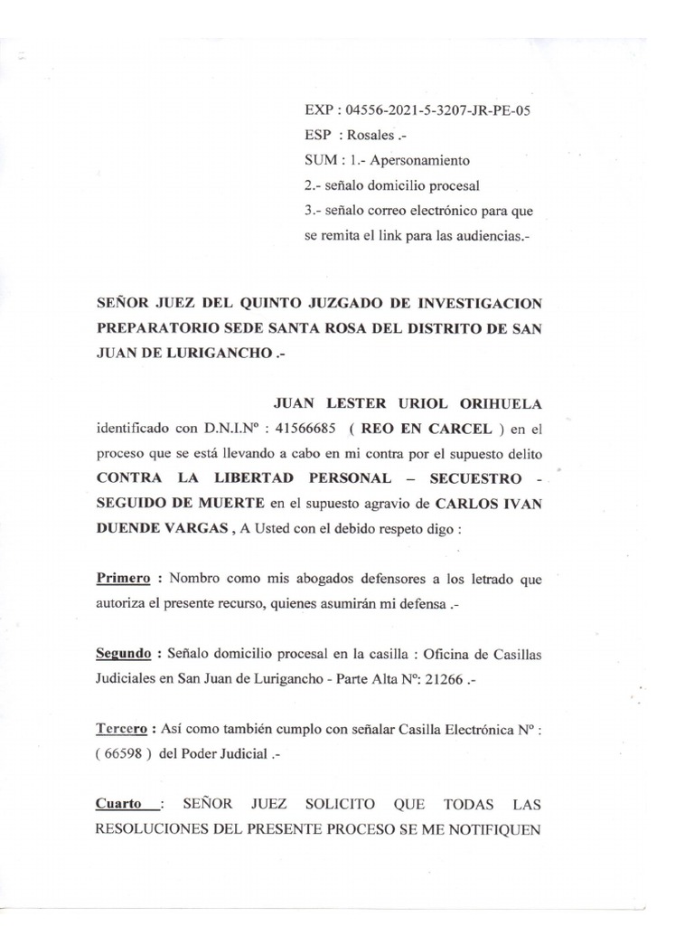 Escrito Lester | PDF