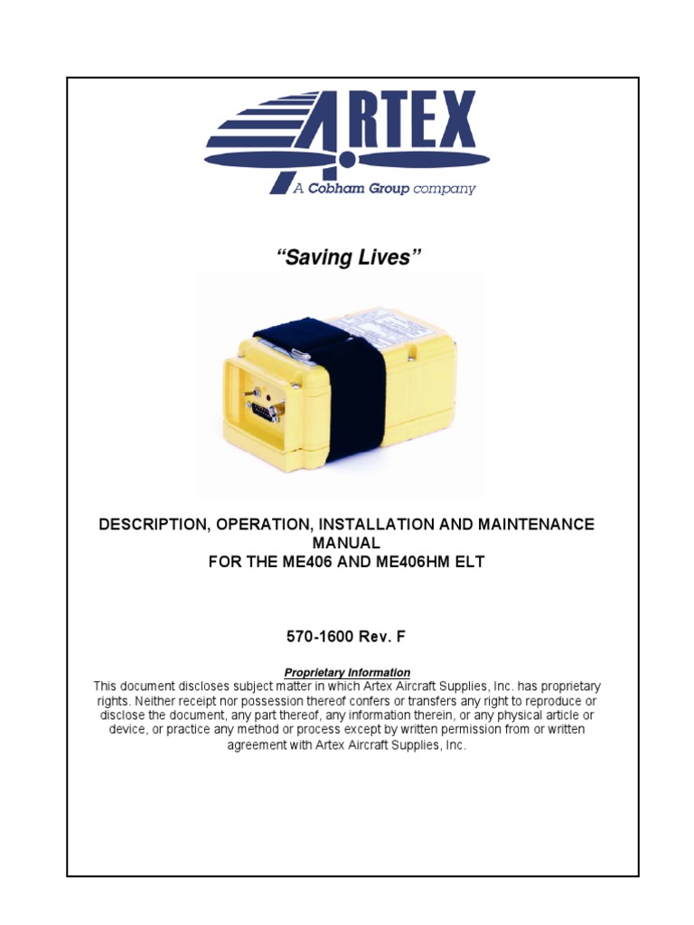 Elt Artex Me406 | PDF | Electrical Connector | Manufactured Goods