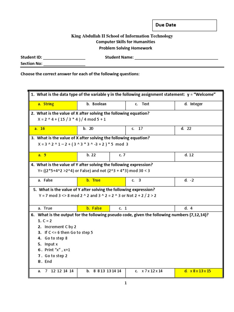 CS2 HW1 Fall2022-1 | PDF | Computer Science | Applied Mathematics