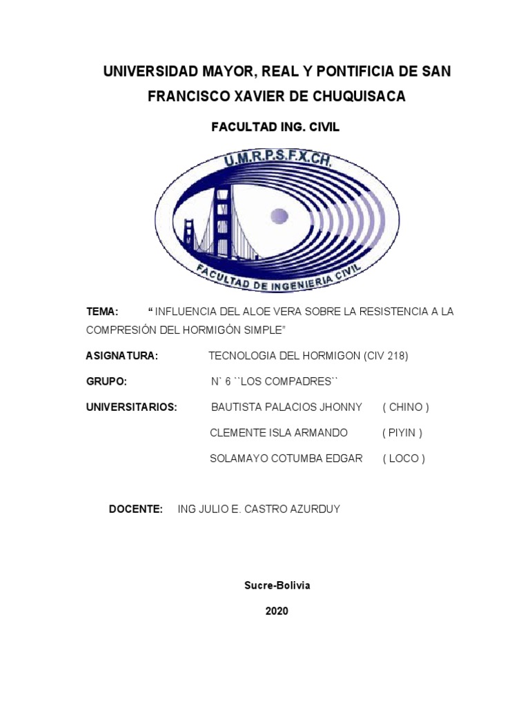 G6 - (Los Compadres) | PDF | Hormigón