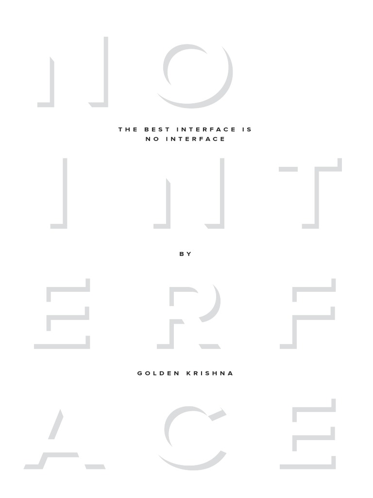 The Best Interface Is No Interface | PDF | Snapchat | User Interface