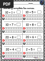 Sumas y Retas para Colorear | PDF | Arco iris | Espectro electromagnético