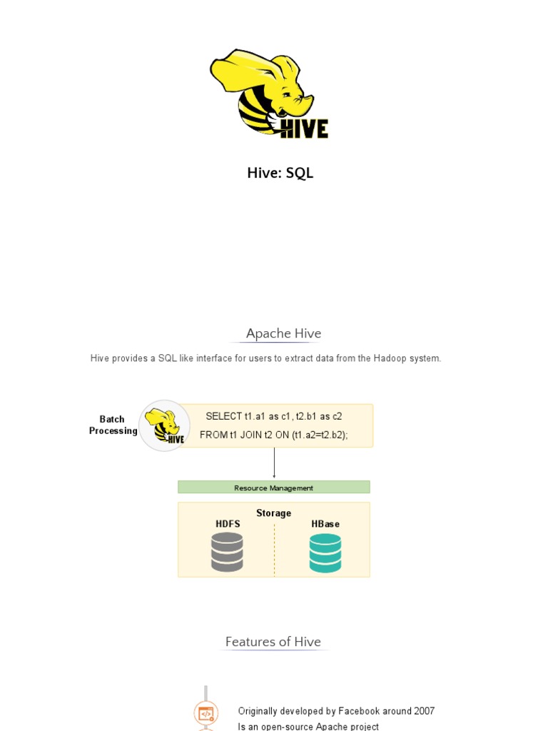 Apache Hive | PDF | Databases | Computer Data