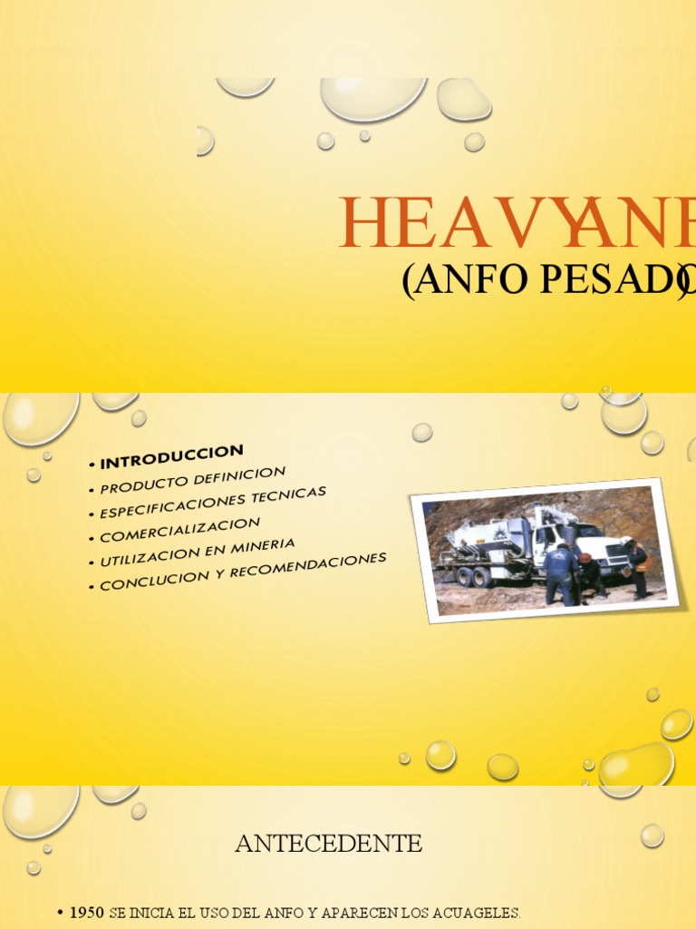 Heavy Anfo | PDF | Química