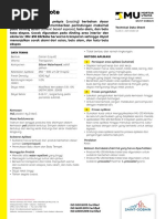 Kegunaan dan Daya Sebar MU-400 GranitFix | PDF