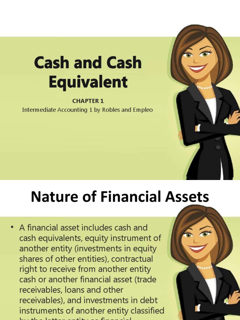 CHAPTER 1-Cash and Cash Equivalents | PDF | Cheque | Deposit Account