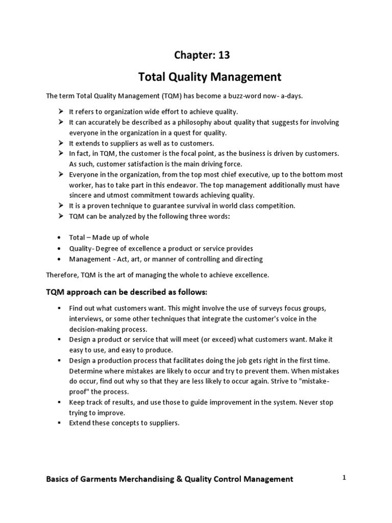 Total Quality Management | Download Free PDF | Chart | Histogram