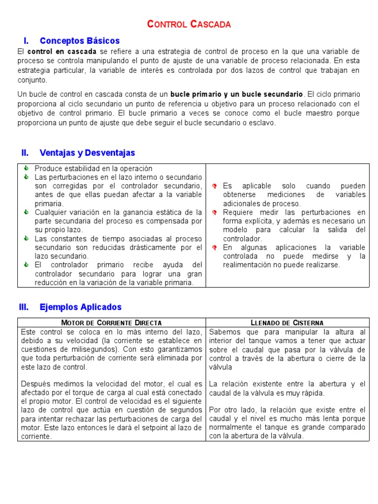 Control Cascada Investigación | PDF | Tanques | Realimentación