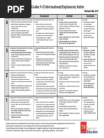 TNReady 6-8 Informational Rubric | PDF | Reading Comprehension ...