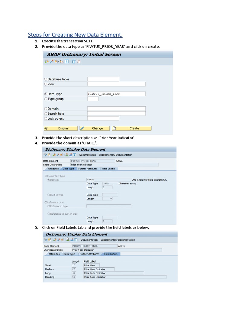 Steps For DDIC Changes | PDF