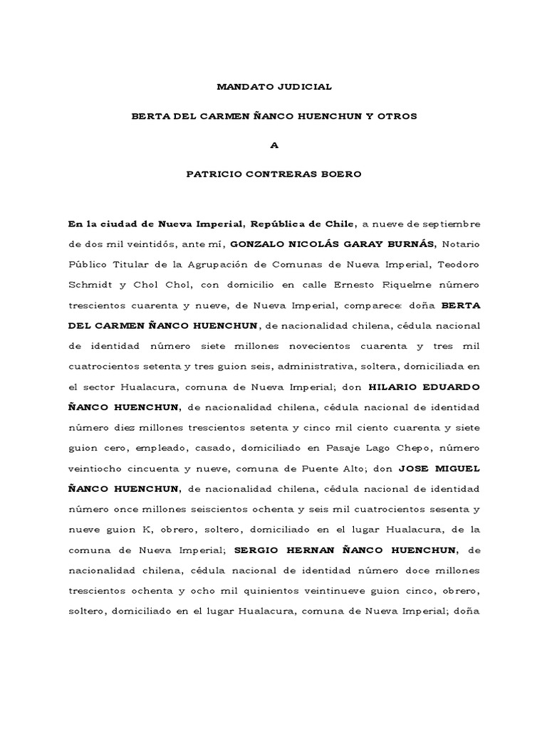 Mandato Judicial | PDF | Dominio eminente | Gobierno