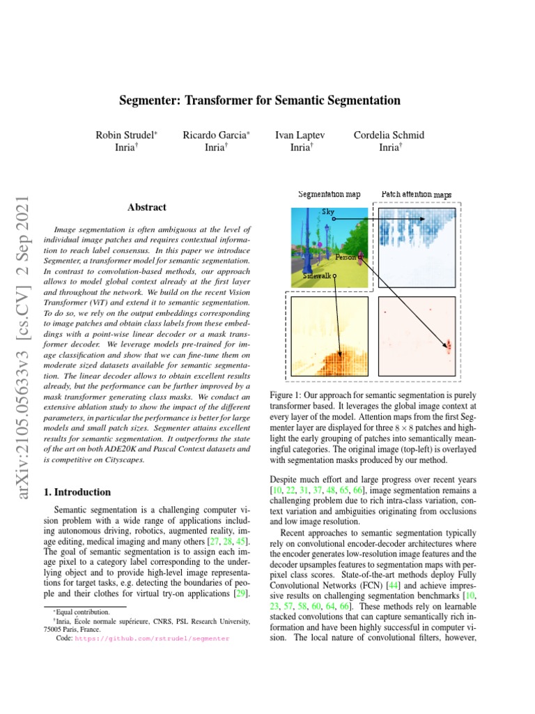 Strudel Transformer Segmentation | PDF | Image Segmentation | Computer Vision