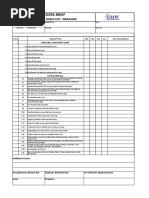 MEP Checklist | PDF