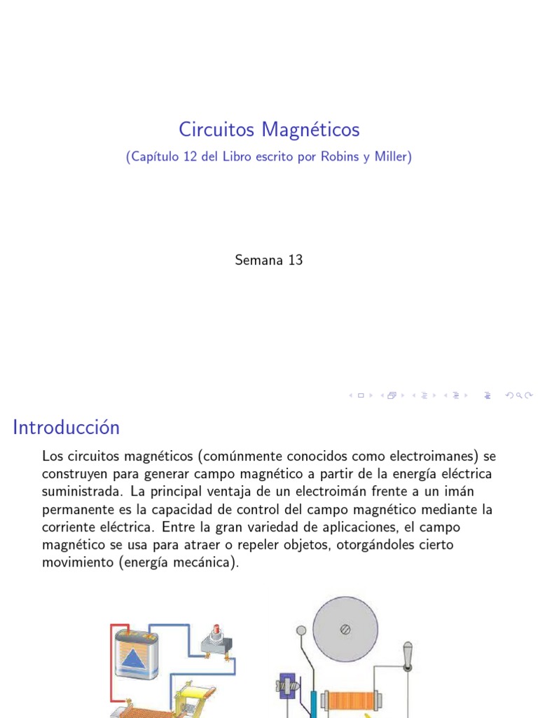 Circuitos Magneticos | PDF | Campo magnético | Corriente eléctrica