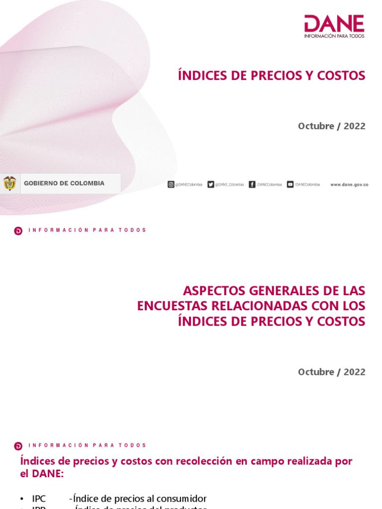 Índices de Precios y Costos y PPA - Temática 2022 - Final | PDF | Paridad del poder adquisitivo ...