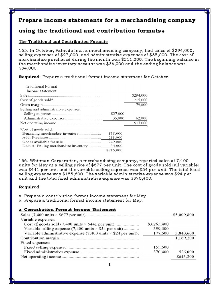 CH 2 Part 3 2023 Final | PDF | Income Statement | Expense