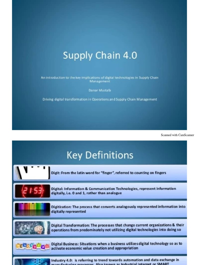 Supply Cha in 4.0 | PDF